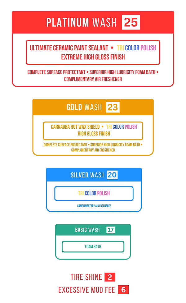 Wash Packages Suds Up Car Wash wash-packages-suds-up-car-wash